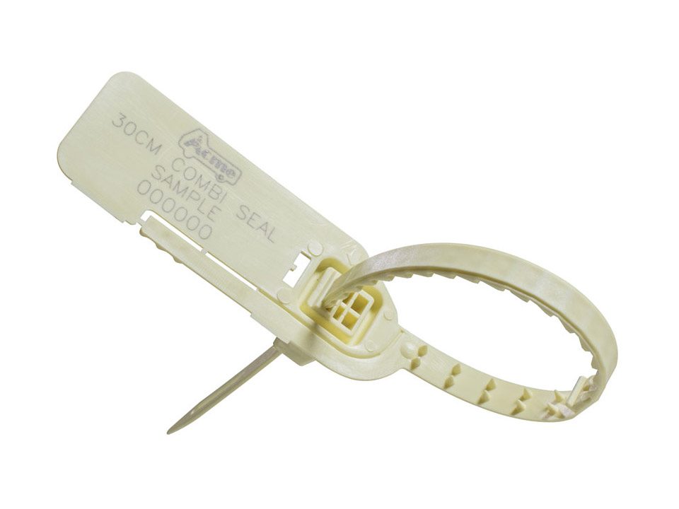 Marchamo Plastico largo ajustable Combilock seal - Supliservicios