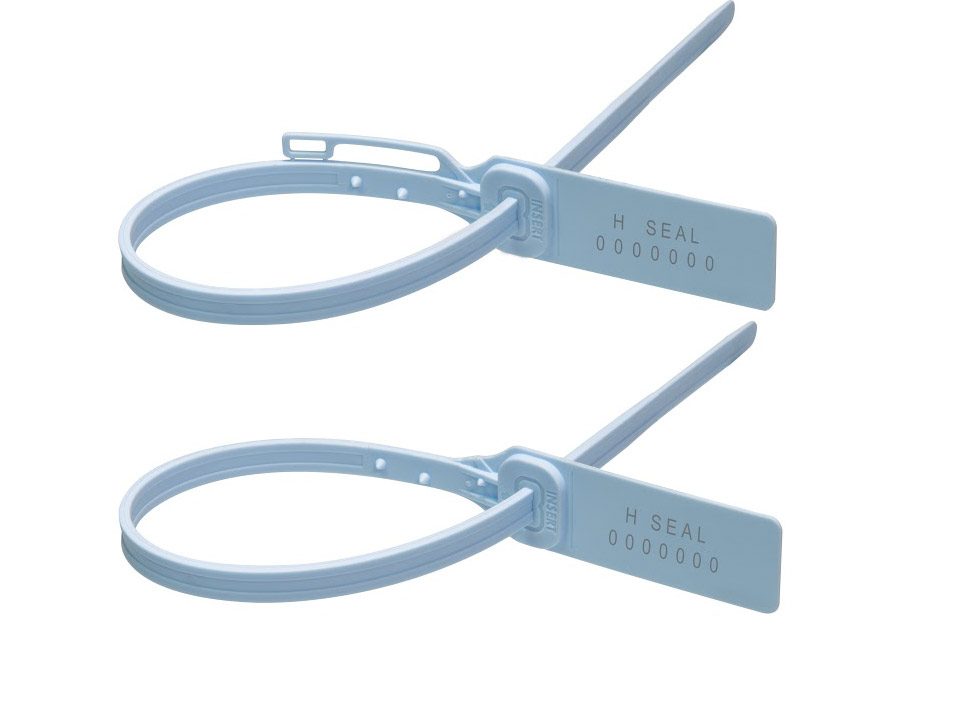 Marchamo plastico largo ajustable H seal - Supliservicios